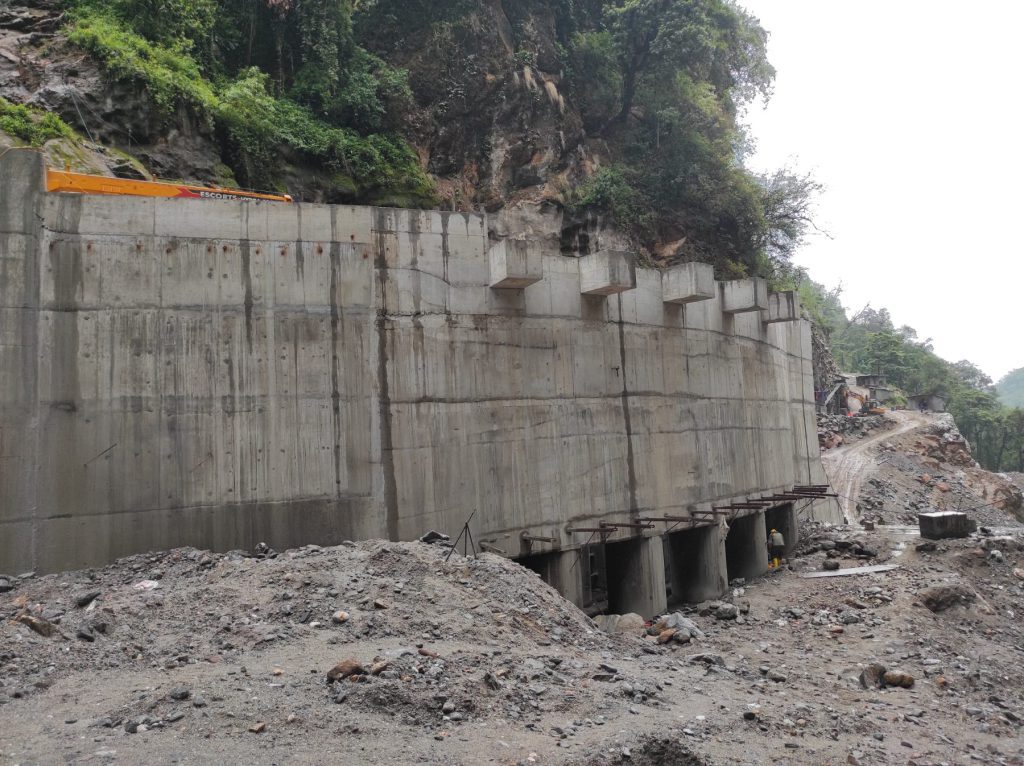 Intake Orifice and Diversion Weir – People's Hydropower Company Ltd